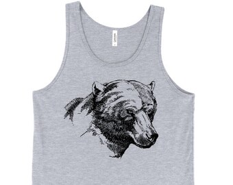 Bear Tank Top - Etsy