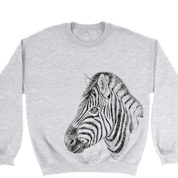 Zebra Sweater - Etsy