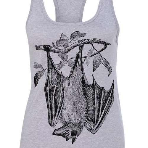 Halloween Flying Fox Bat Tank Top Women's Racerback Tank - Etsy