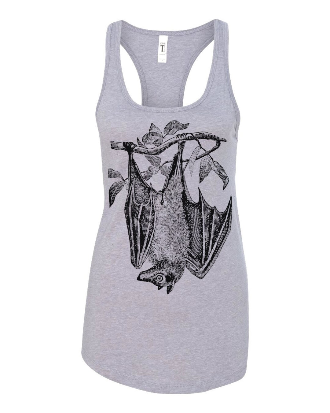 Halloween Flying Fox Bat Tank Top, Women's Racerback Tank Top, Giant ...