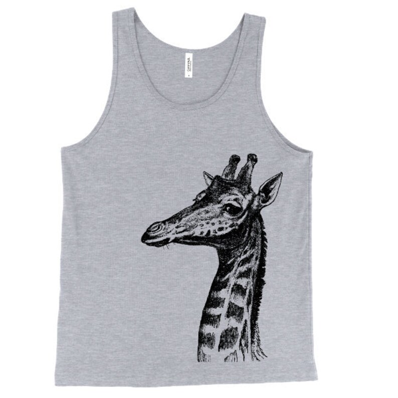 Giraffe Tank Top African Safari Zoo Animal Tank Printed on - Etsy