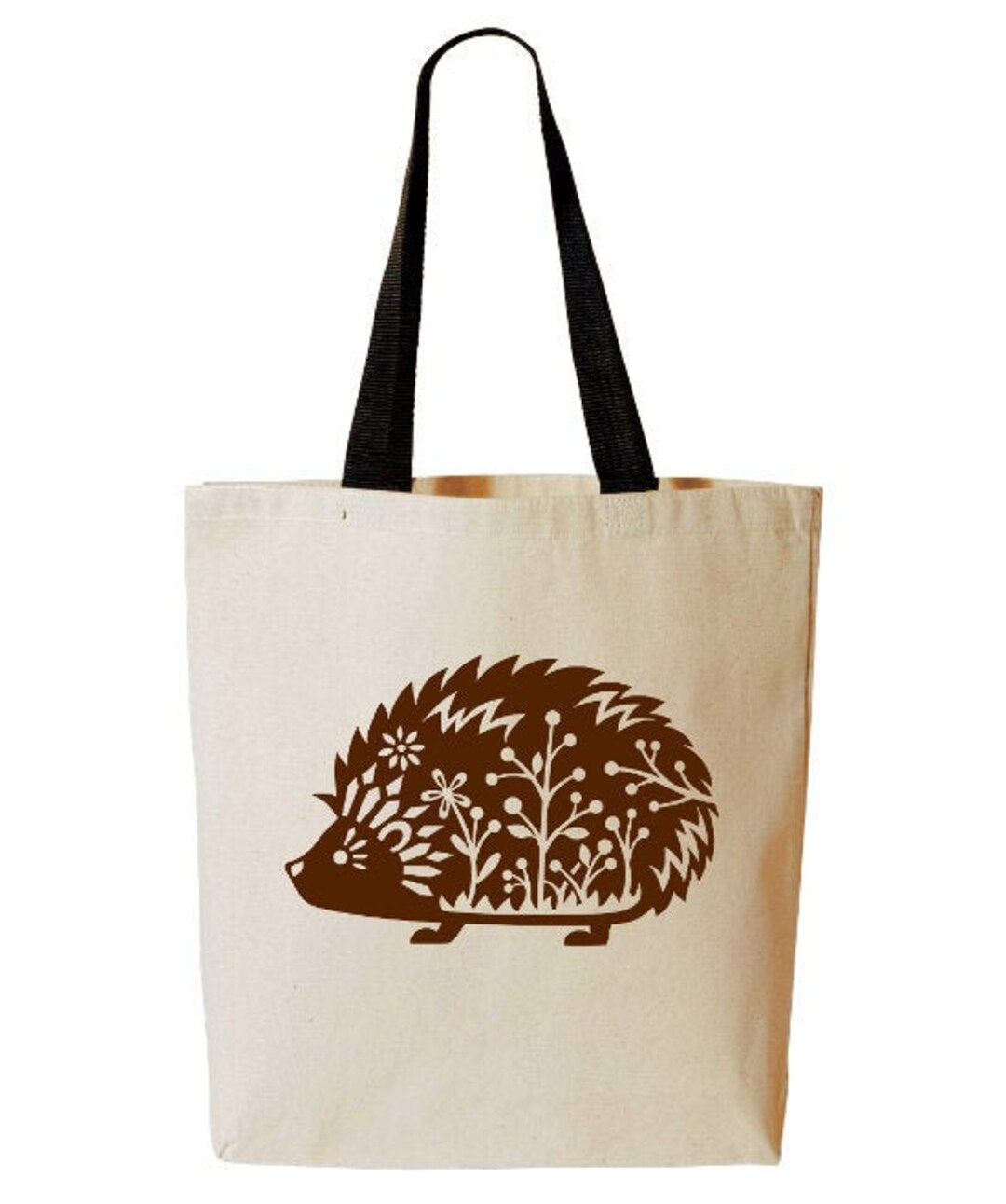 Whimsical Hedgehog Tote Bag Hedgie Forest Animal Woodland - Etsy
