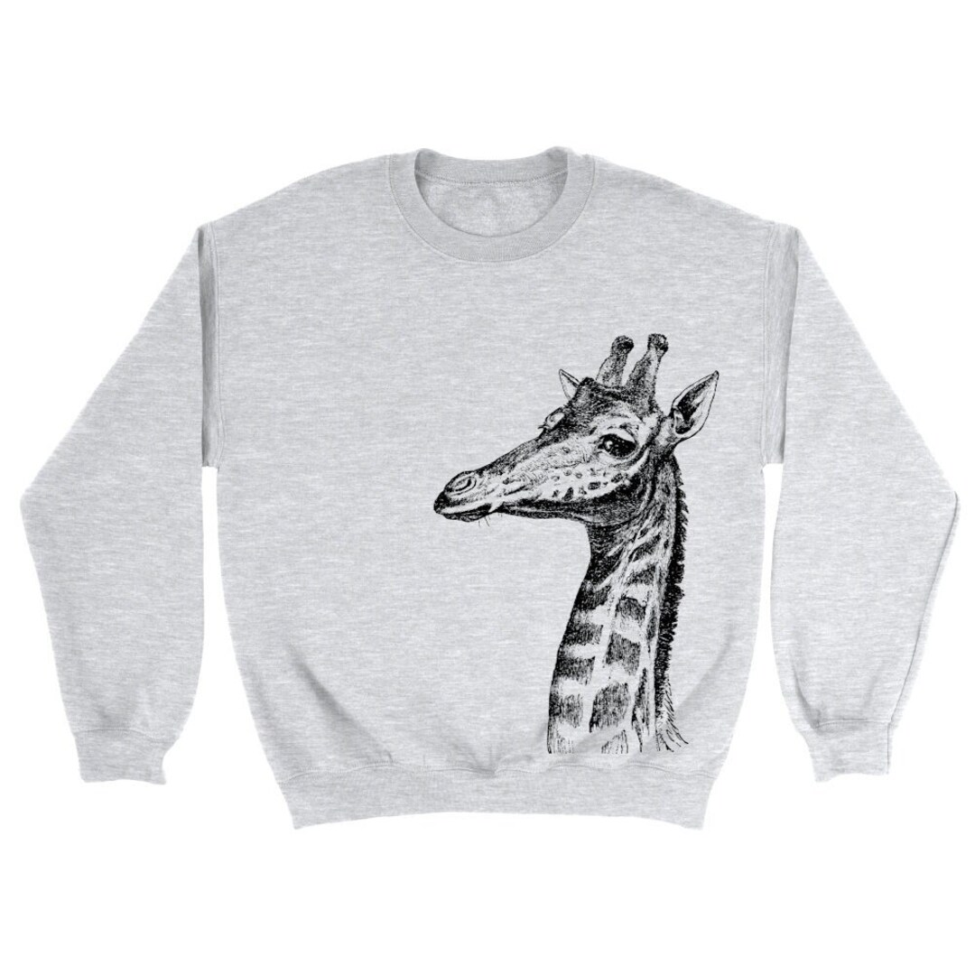 Giraffe Sweatshirt, Giraffe Sweater, Zoo Animal, African Safari - Etsy