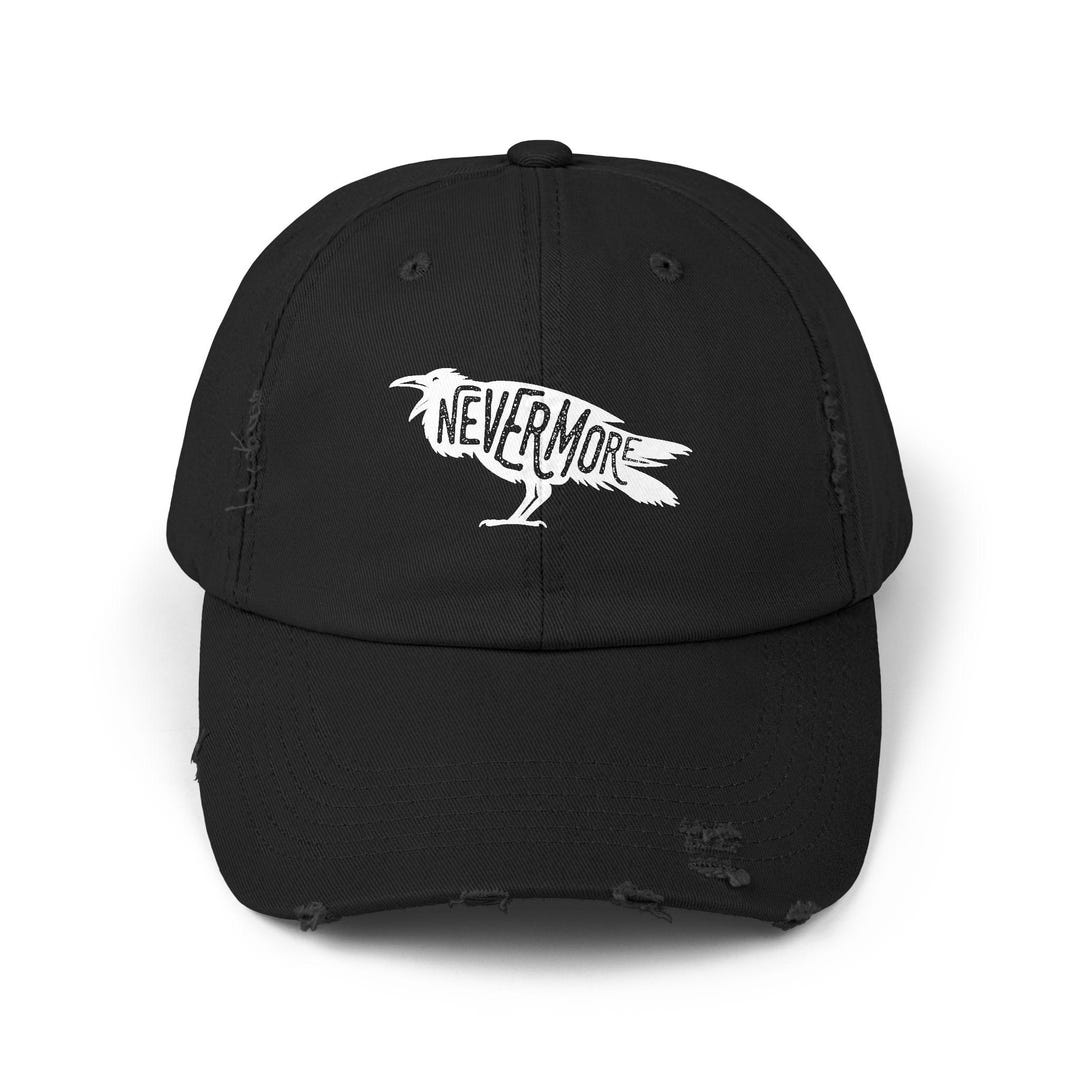 Edgar Allan Poe Hat, Nevermore Raven Hat, Poe Poem, Gothic, Poetry ...
