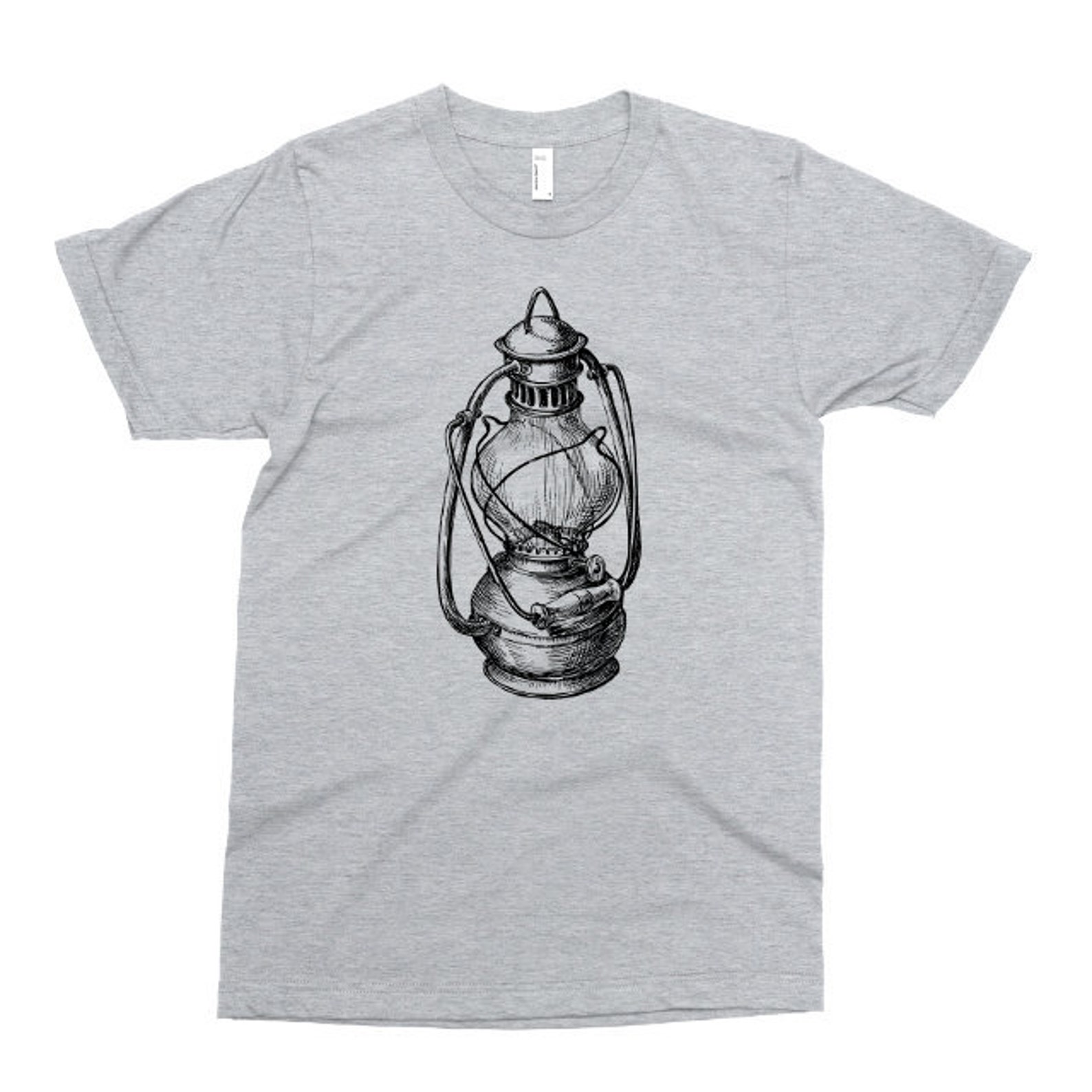 Oil Lamp T Shirt Printed on Soft Ringspun Cotton Kerosene - Etsy