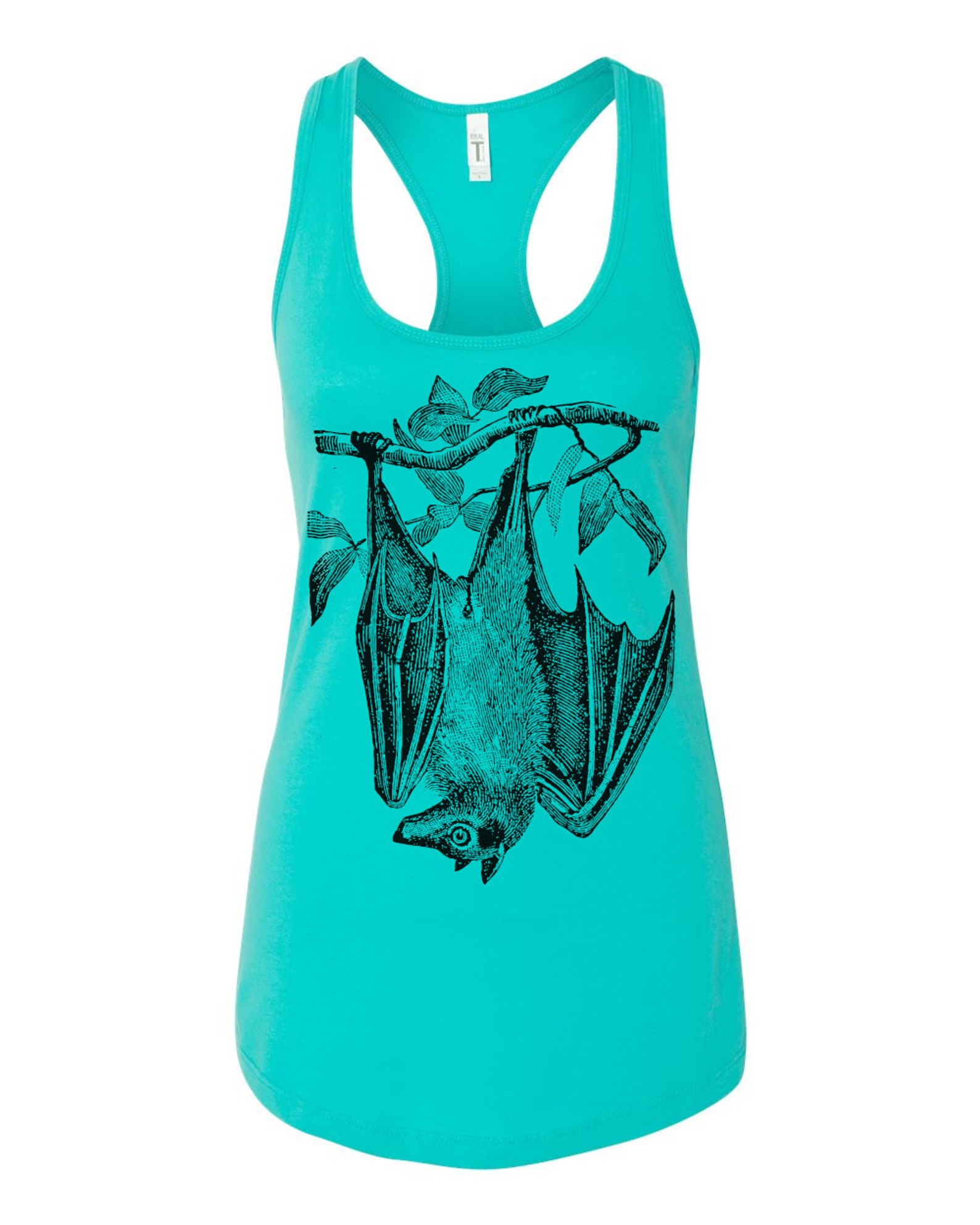 Halloween Flying Fox Bat Tank Top Women's Racerback Tank - Etsy