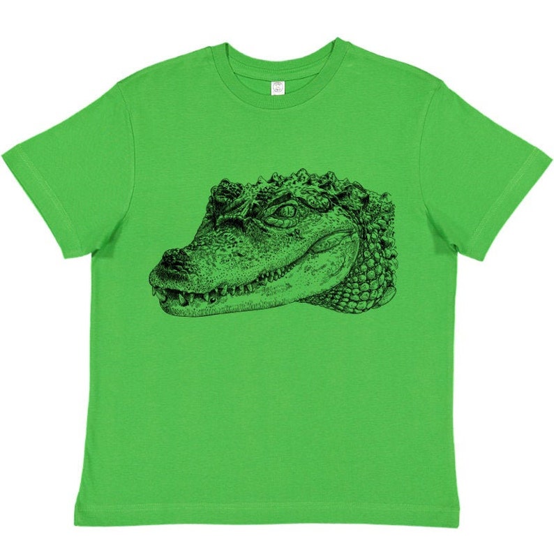 Kids Shirt Crocodile T Shirt Reptile Tshirt Animal Tee | Etsy