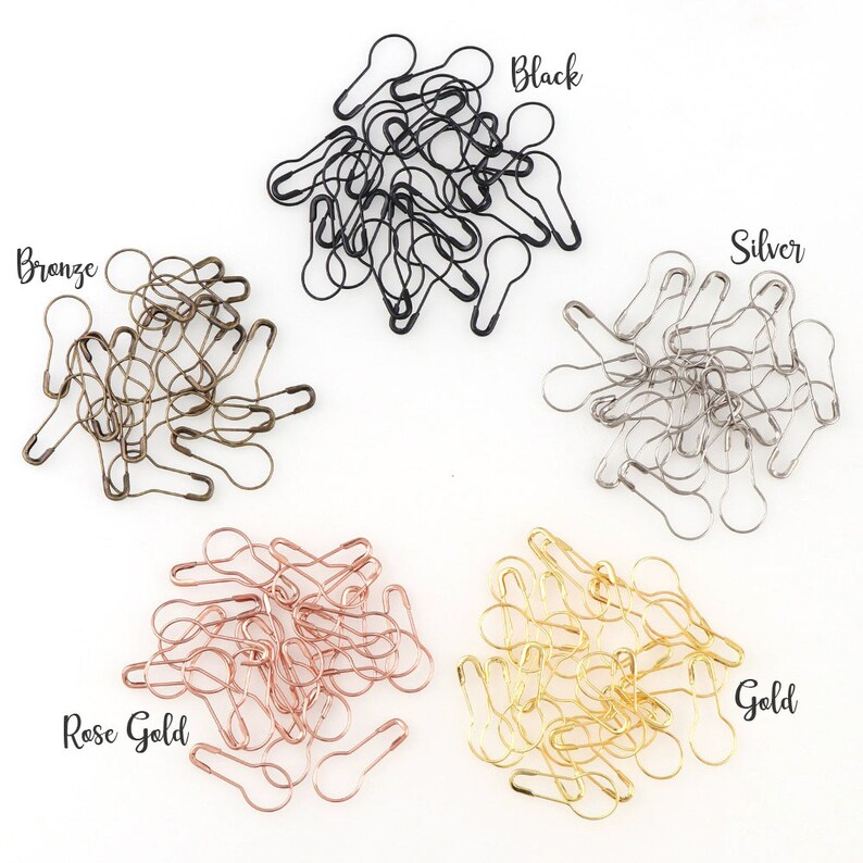 100 Removable Pear or Bulb Shaped Pin Knit or Crochet Progress - Etsy