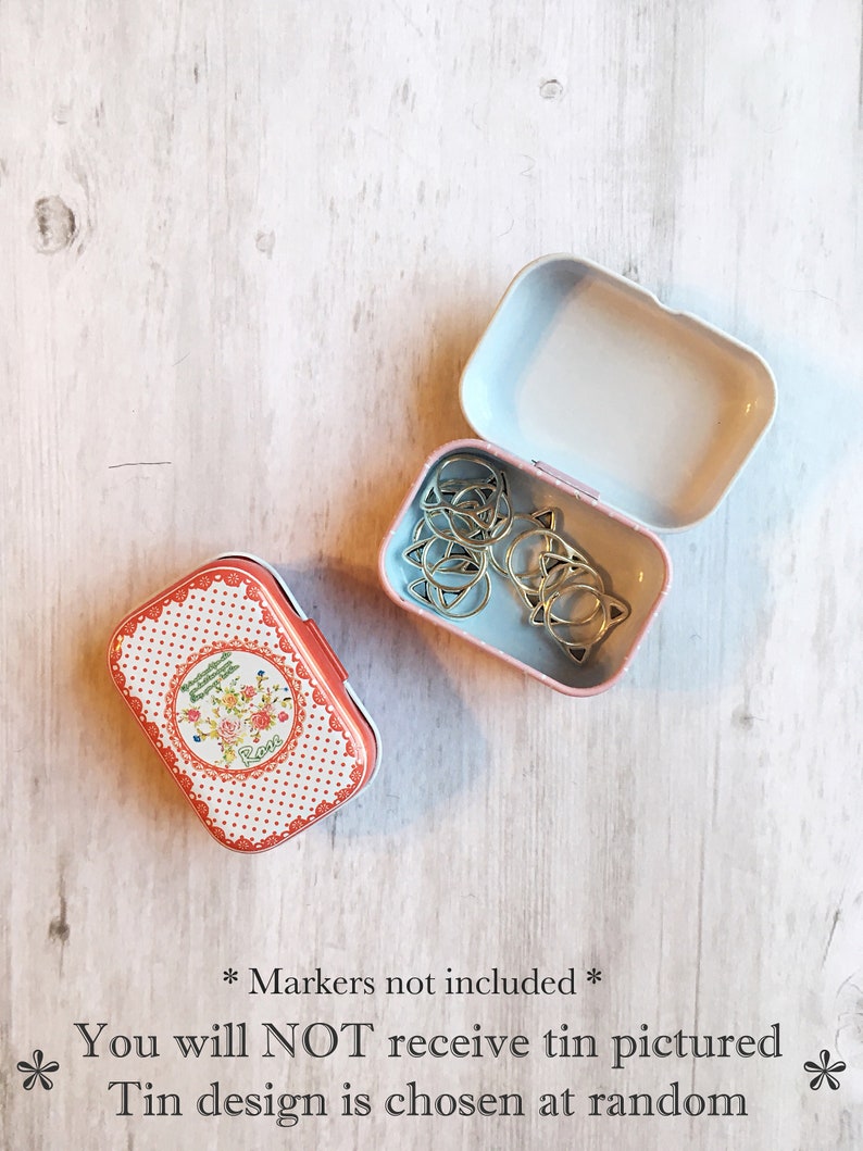 Floral Small Storage Hinged Tin Tin Box for Sewing Notions - Etsy