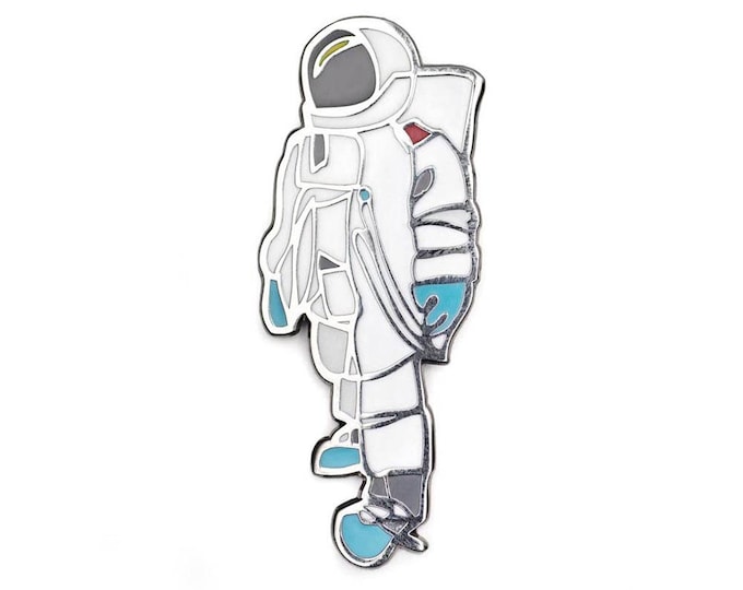 Astronaut Enamel Lapel Pin - Etsy