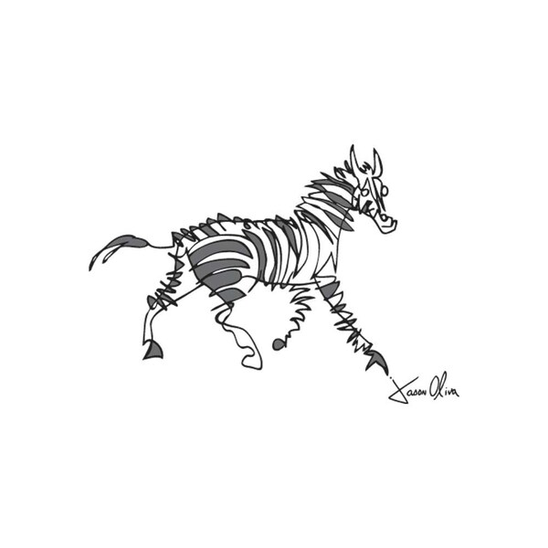 Zebra Cards - Etsy