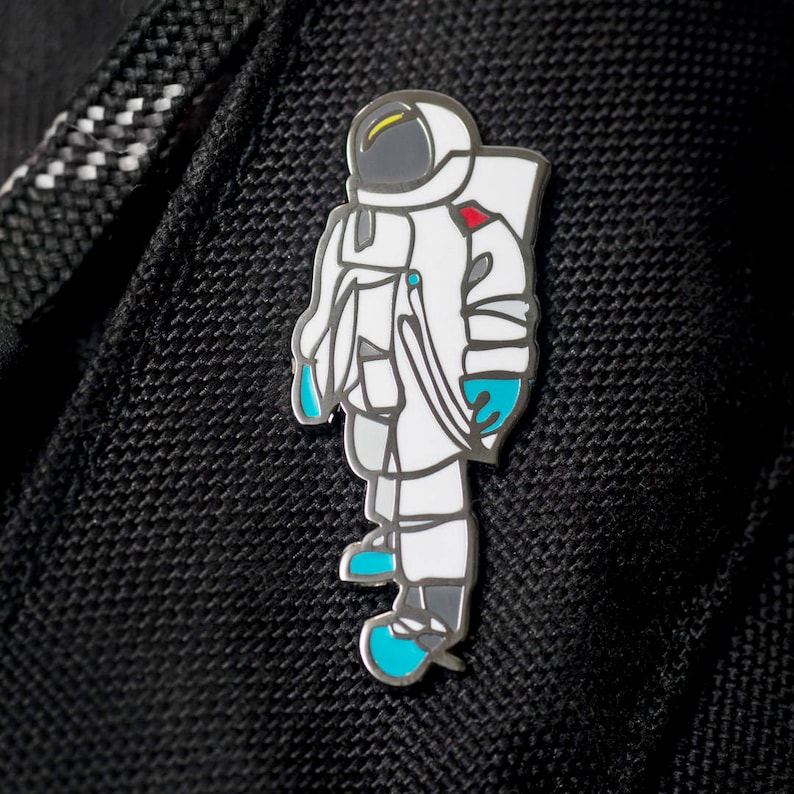 Astronaut Enamel Lapel Pin Etsy Australia