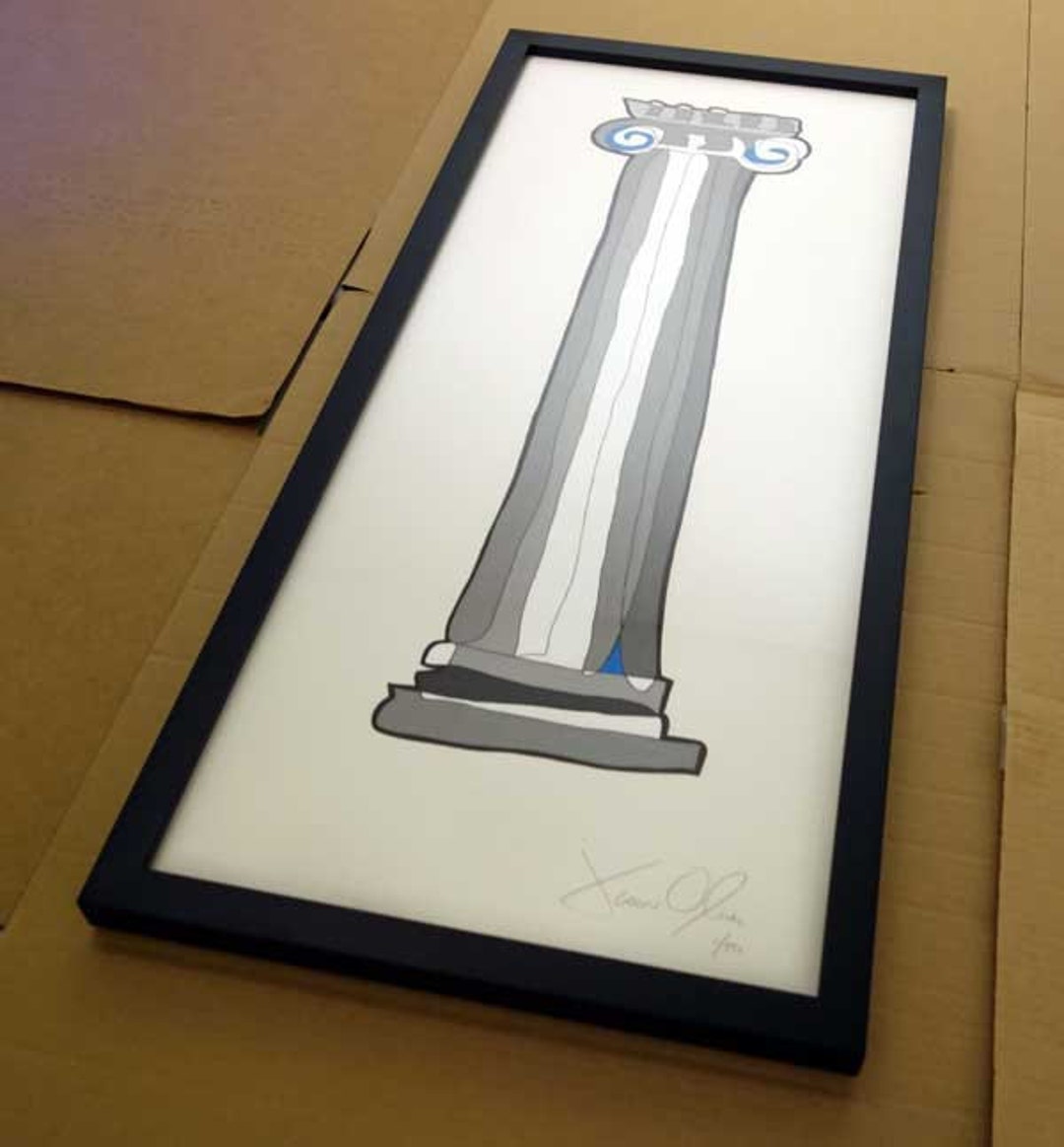 Corinthian Column Fine Art Painting, Greek History Fine Art, Greece ...