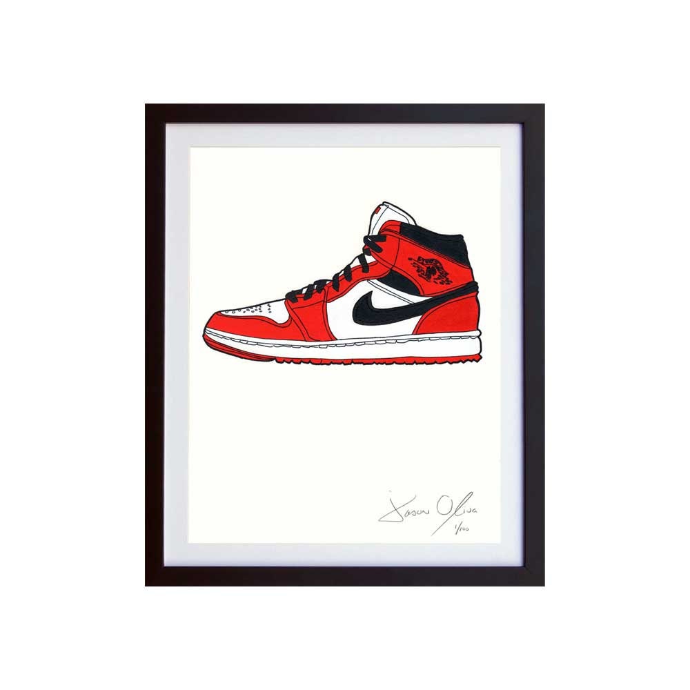 Nike Air Jordan Grey Gray Sneaker Portrait Kicks Running Small Color ...