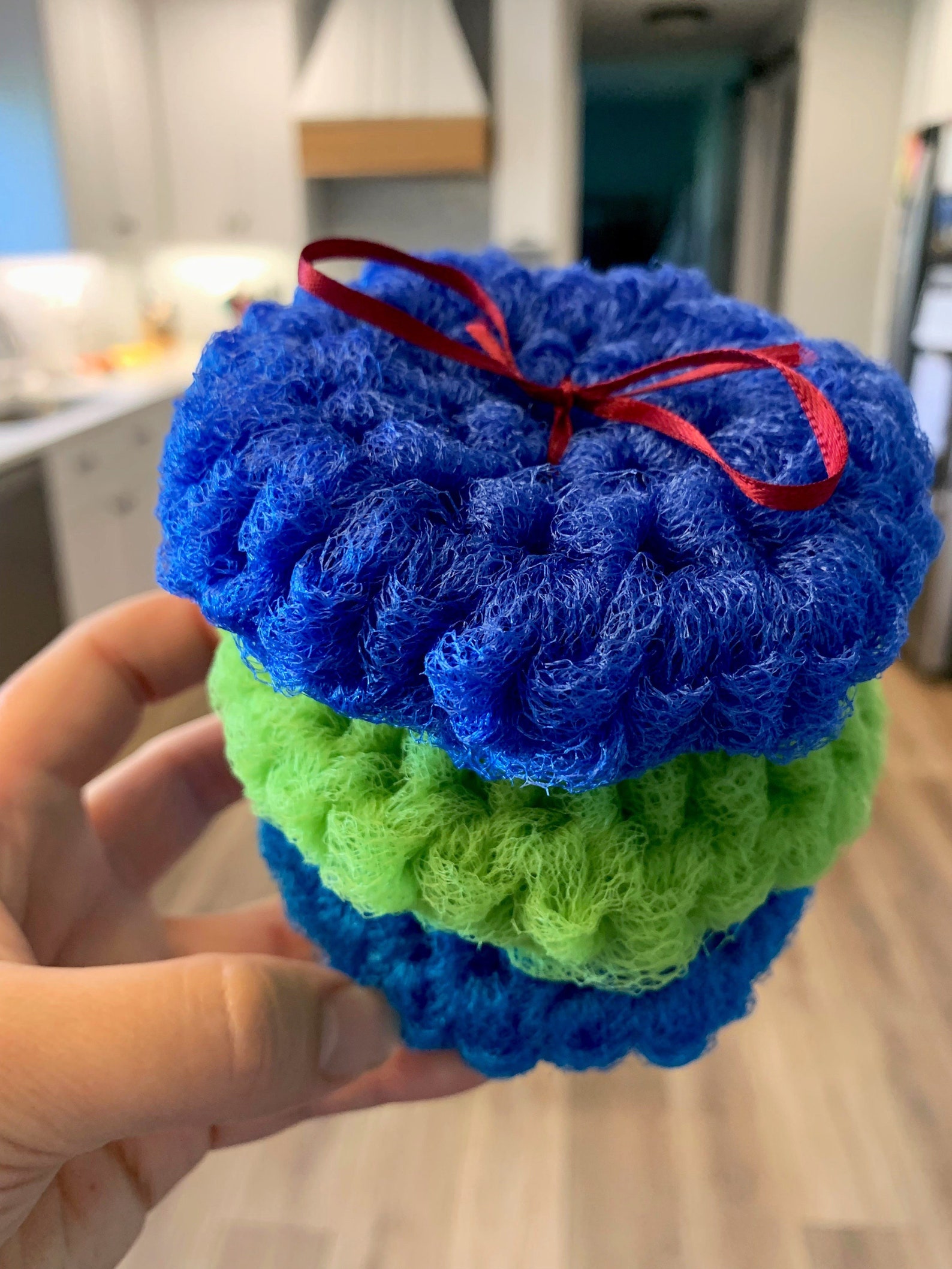 Gift Set of 3 BIG Scrubbies - Etsy
