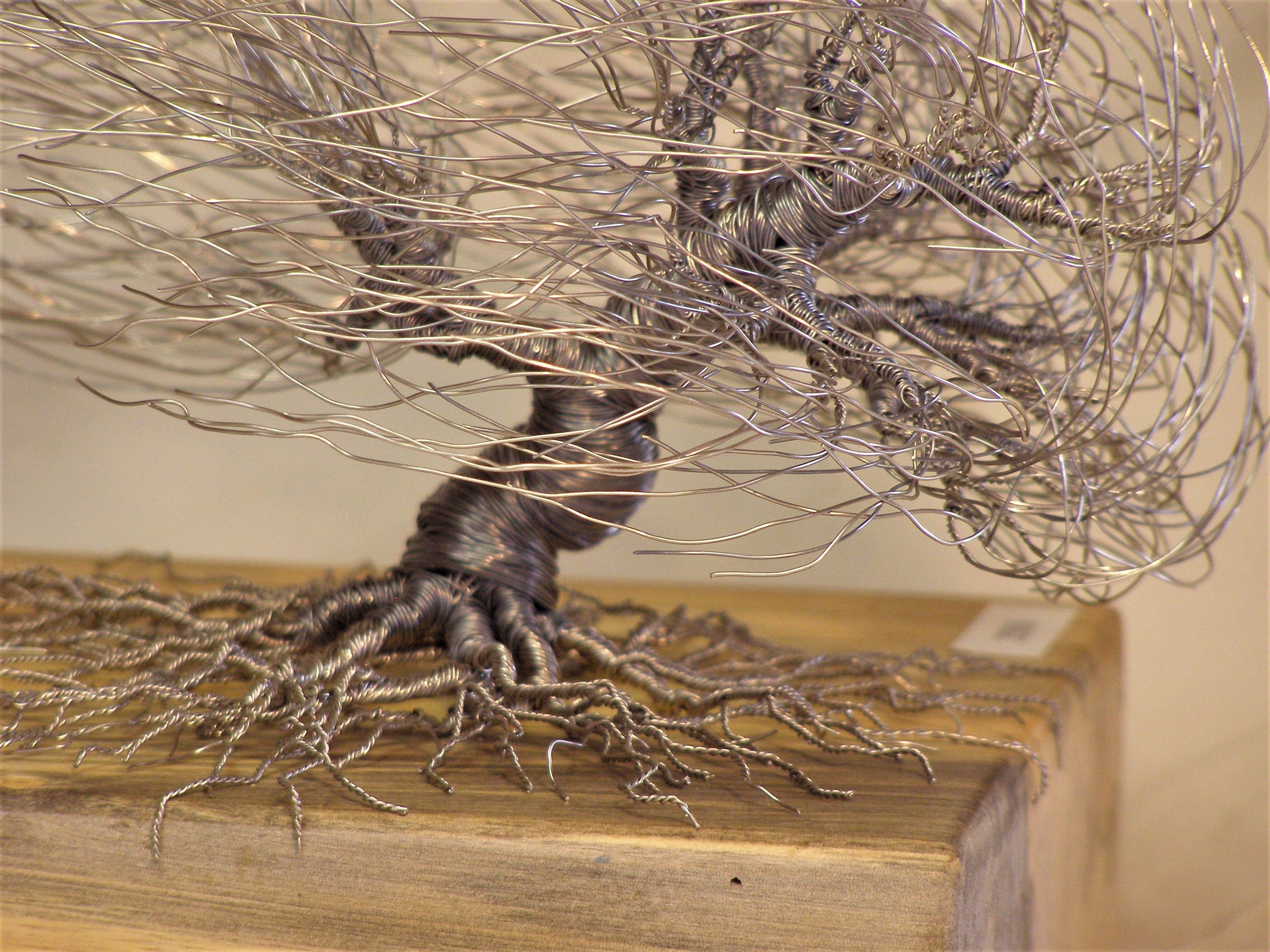 Twisted and Wrapped Stainless Steel Windswept Tree Sculpture - Etsy