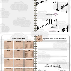 Custom Planner - Etsy