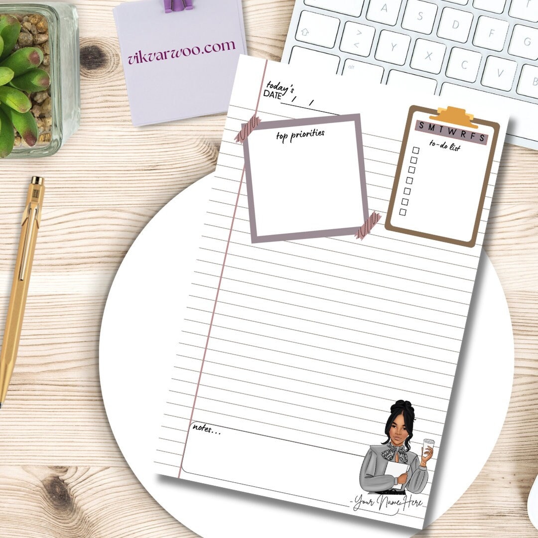 Personalized Tear off Notepad - Etsy