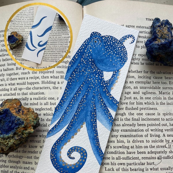 Octopus Bookmark - Etsy