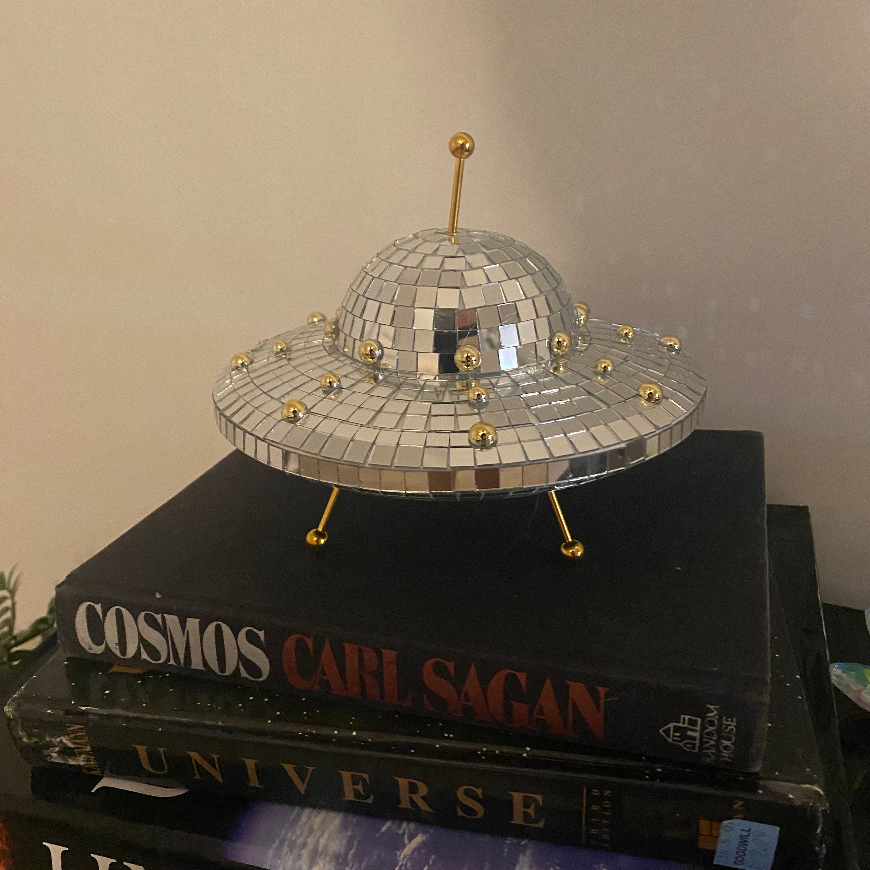 Disco UFO Flying Saucer Did You Just Beam Me up Decor - Etsy