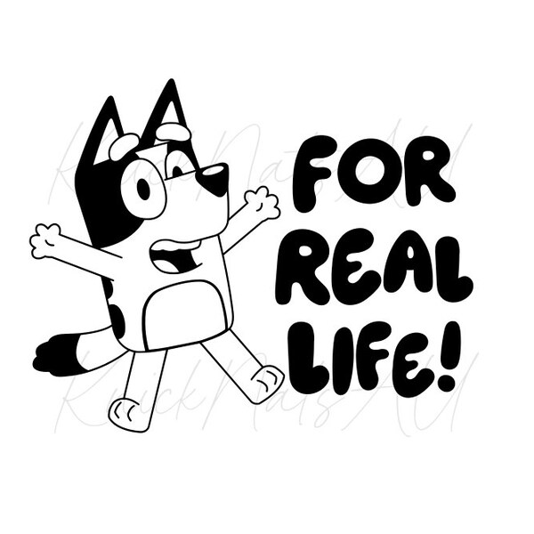 Bluey Real Life - Etsy