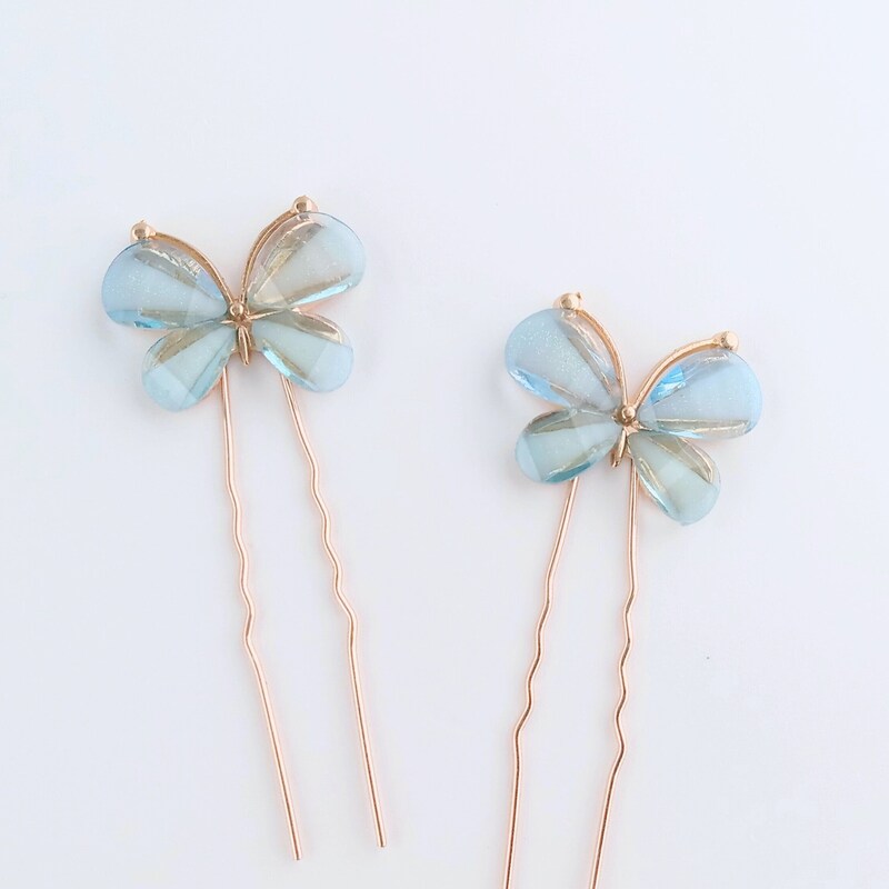 Butterfly Hair Pin - Etsy