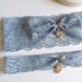Blue Stretch Lace Wedding Garters, Custom Sized Set for Bride, Keep and ...