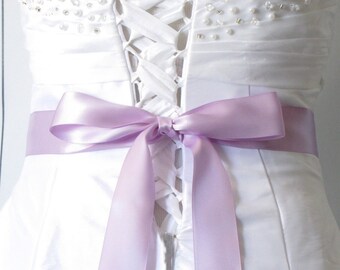 Lavender Bridal Sash - Etsy