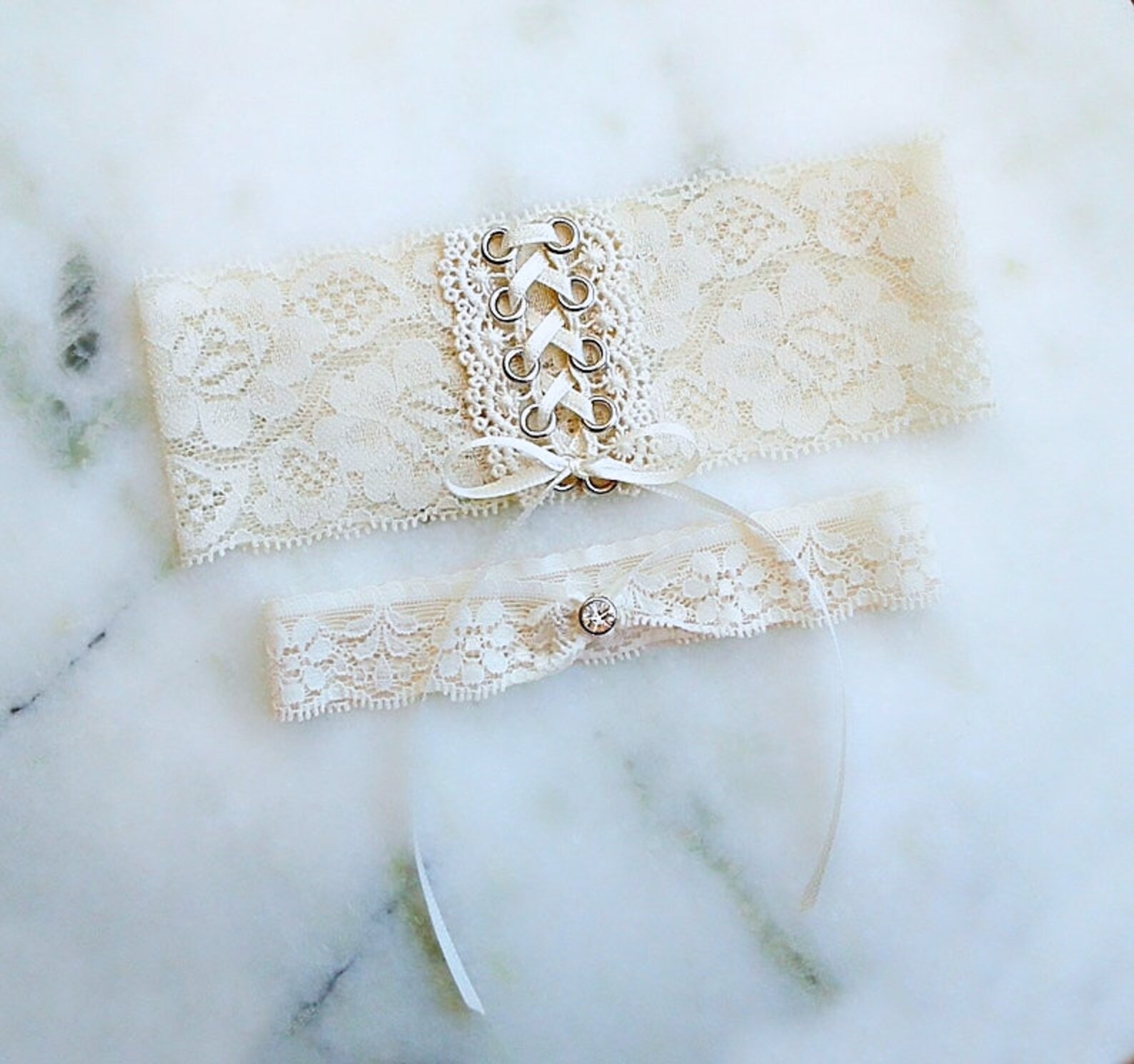 Lace Wedding Garter Set Bride Garter Garter for Wedding - Etsy