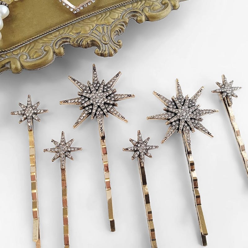 Gold Antique Hair Pin - Etsy