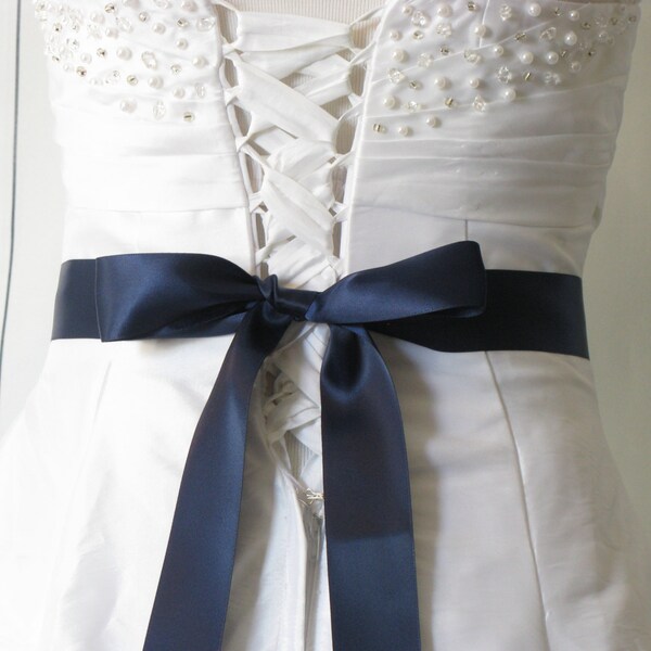 Navy Blue Sash - Etsy