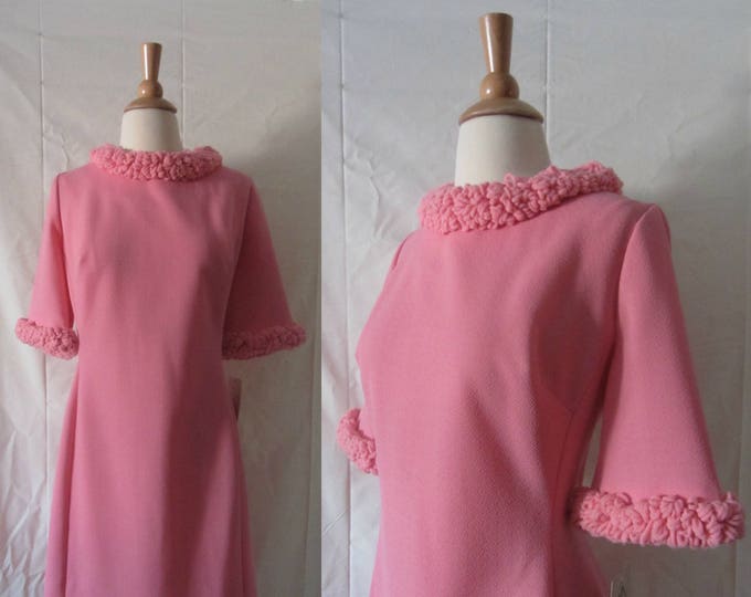 1960s Edith Flagg Pink Poodle Dress 60's - Etsy