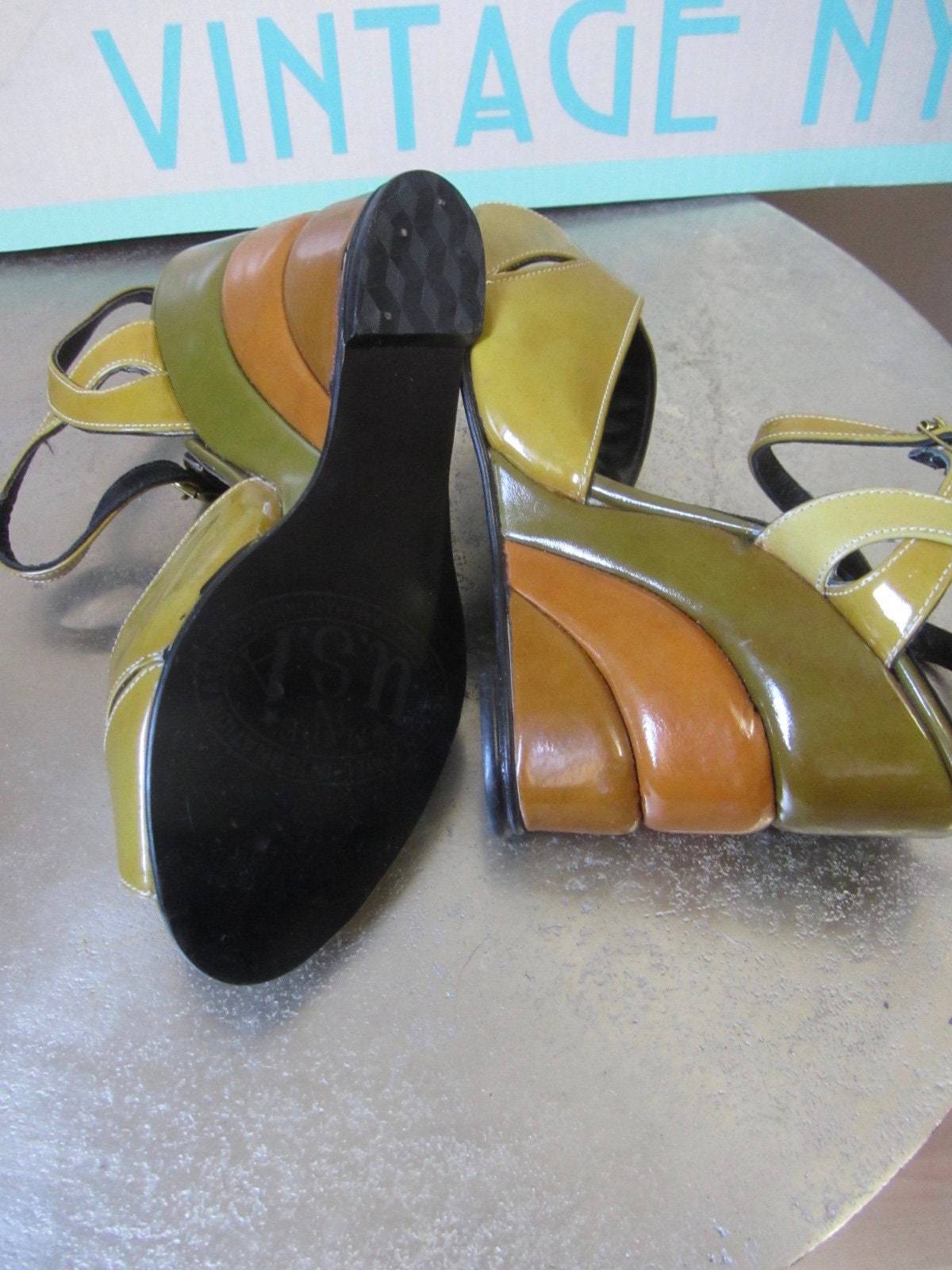 1960s Kimel of California Sandals 60s Old Hollywood Wedge - Etsy