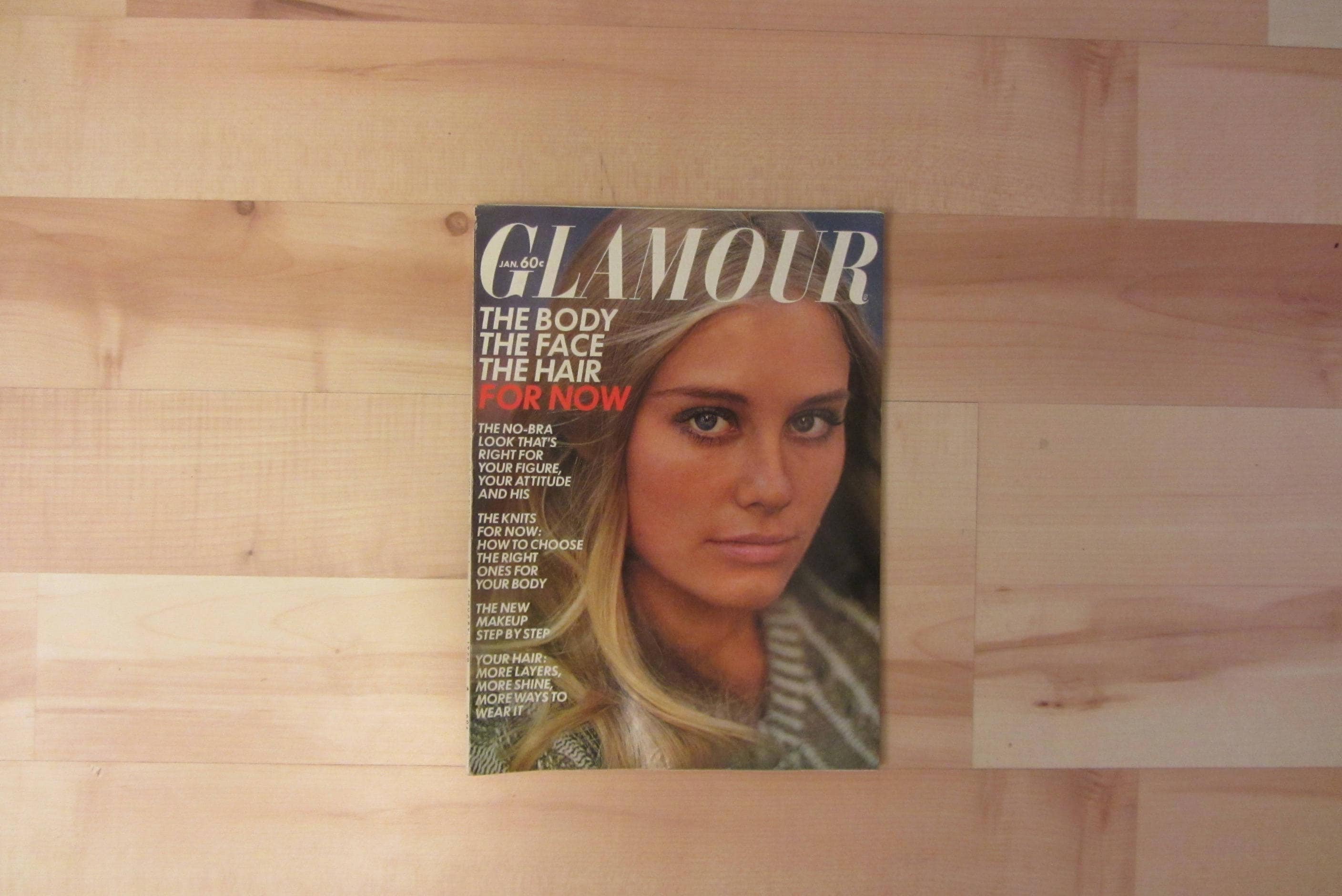 Vintage Glamour Magazine : January 1970, Cover Girl Cybil Shepherd - Etsy