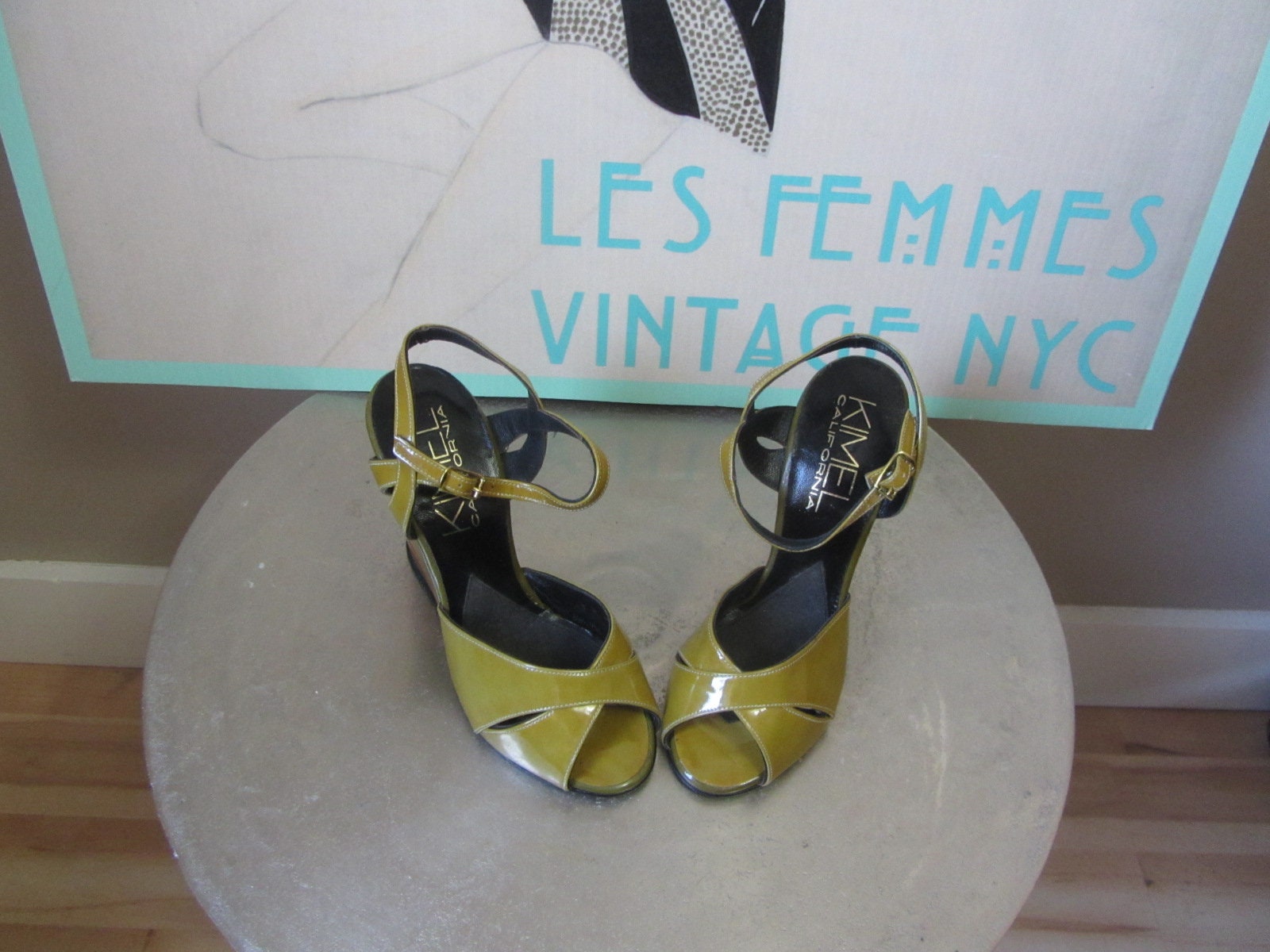 1960s Kimel of California Sandals 60s Old Hollywood Wedge - Etsy