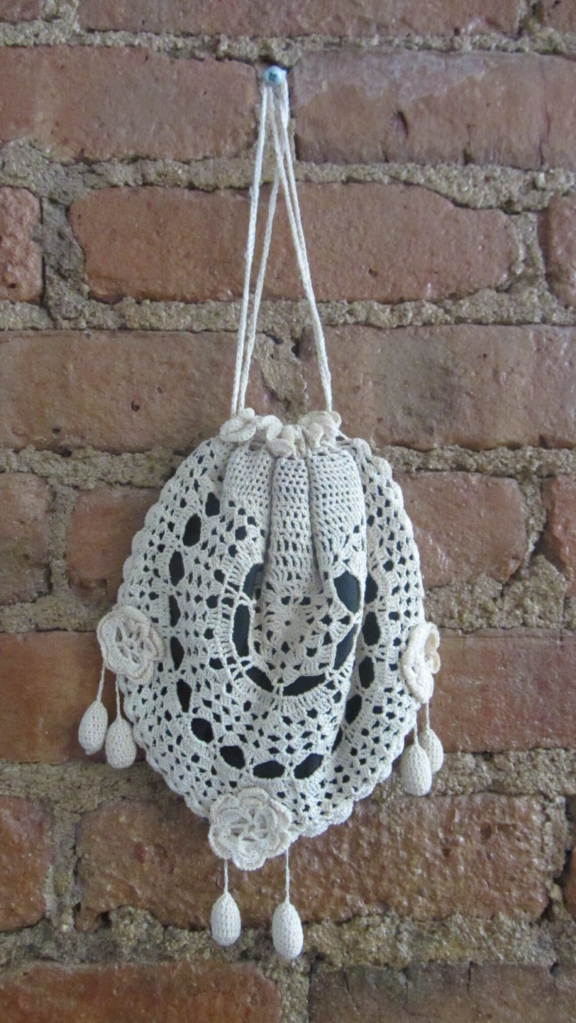 1910s Edwardian Crochet Acorn Reticule • Cora - Etsy