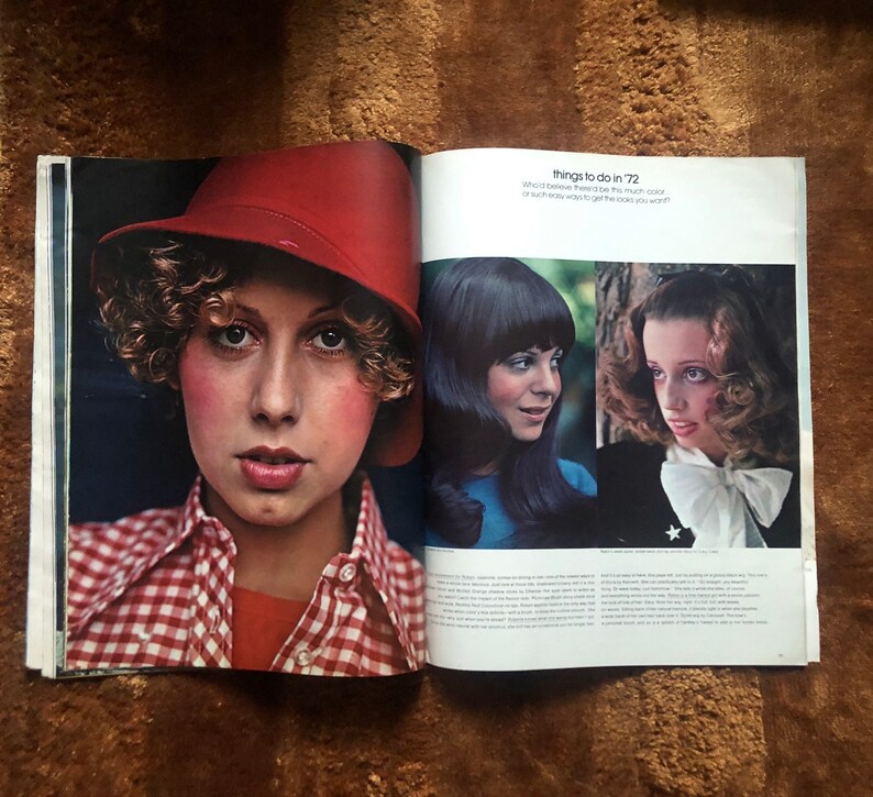 Vintage Seventeen Magazine : January 1972 - Etsy