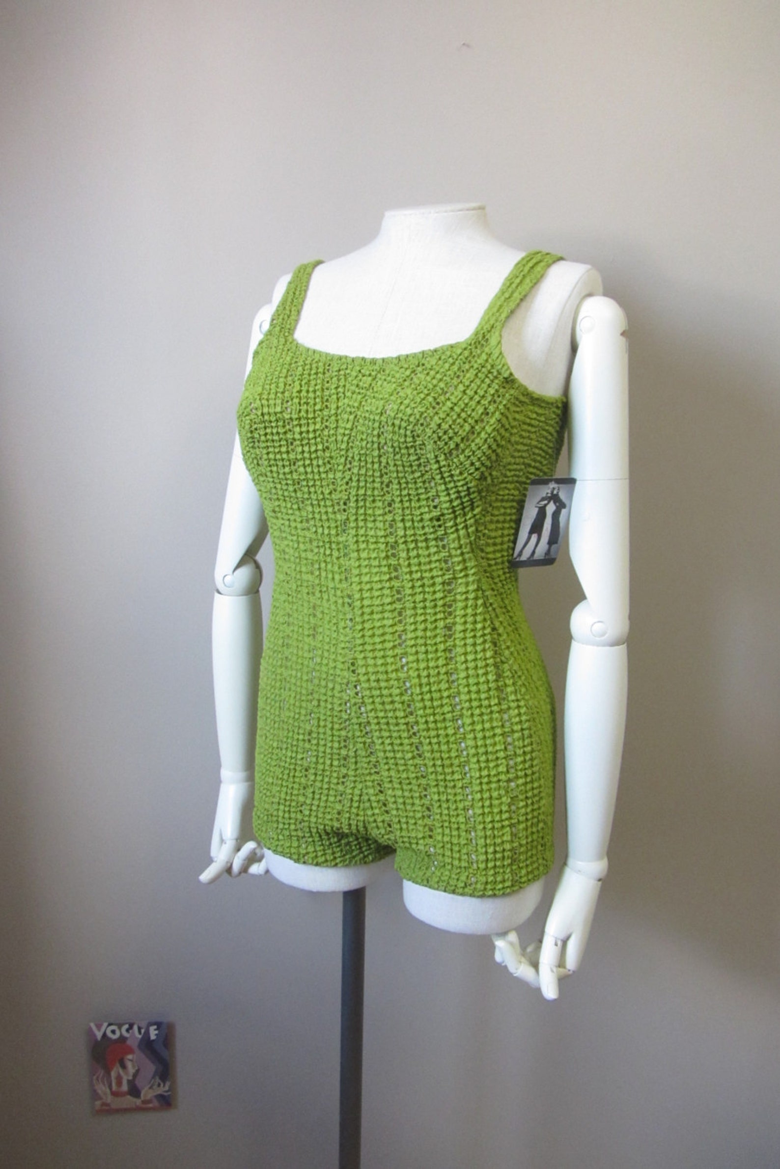 1960s Peter Pan by Oleg Cassini Green Bathing Suit 60's - Etsy