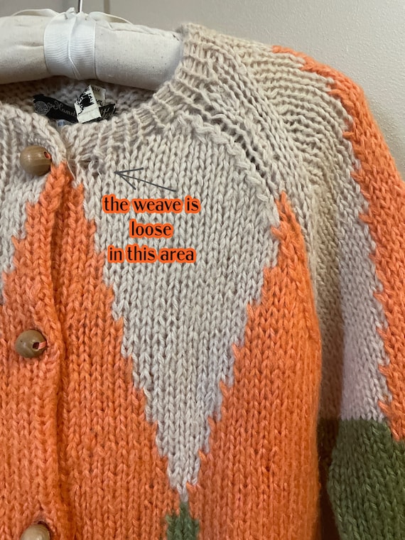 1960s mid century Italian wool cardigan - Gem