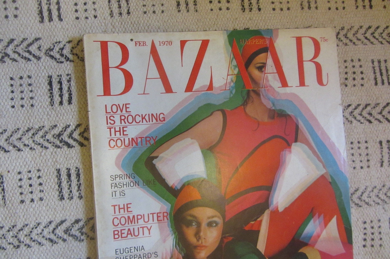 Vintage Harper's Bazaar Magazine : February 1970 - Etsy