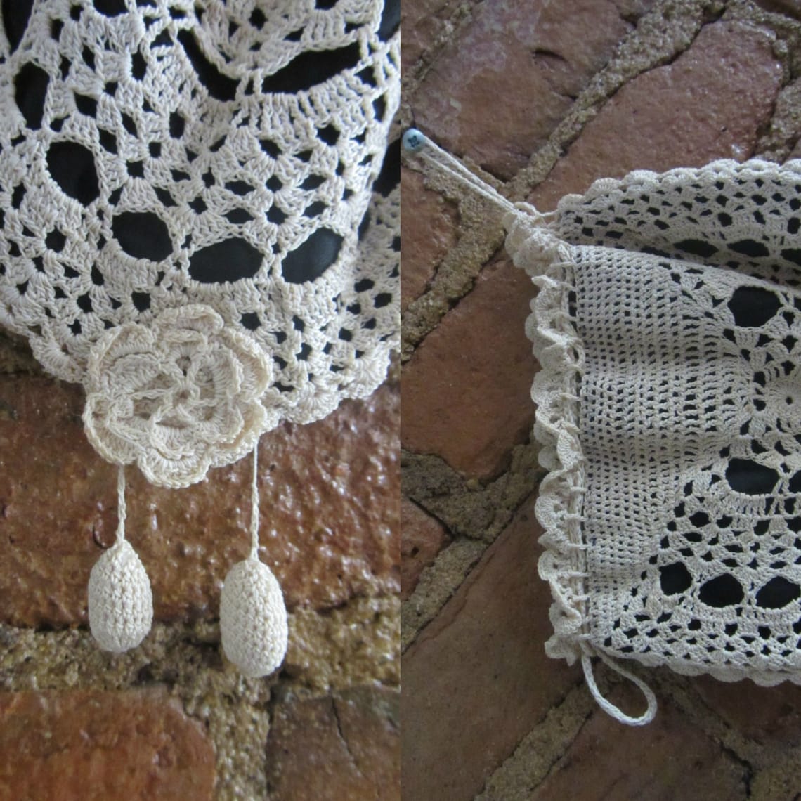 1910s Edwardian Crochet Acorn Reticule • Cora - Etsy
