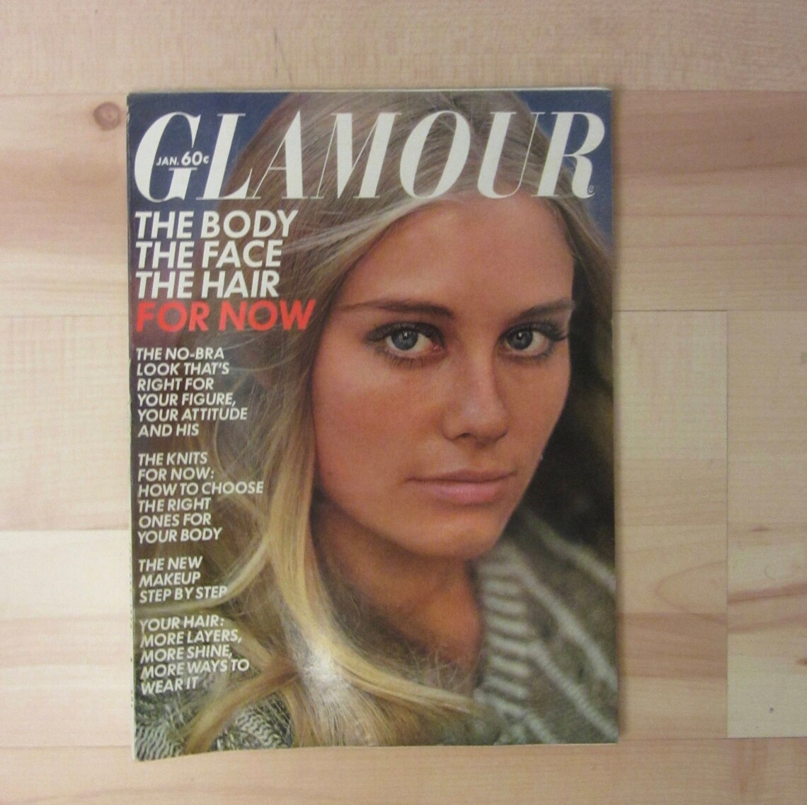 Vintage Glamour Magazine : January 1970, Cover Girl Cybil Shepherd - Etsy
