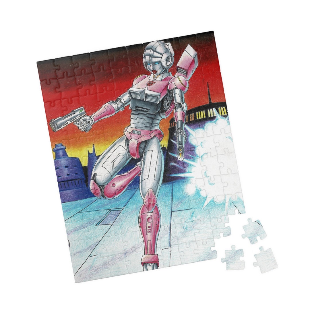 Autobot Arcee From Transformers Puzzle (110-piece) - Etsy