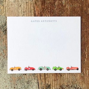 Race Car Notecards for Children - Racecars Little Boy Notecards ...