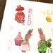 Nursery Art Bunny Color Chart 8x10 or 11x14 Gender Neutral - Etsy