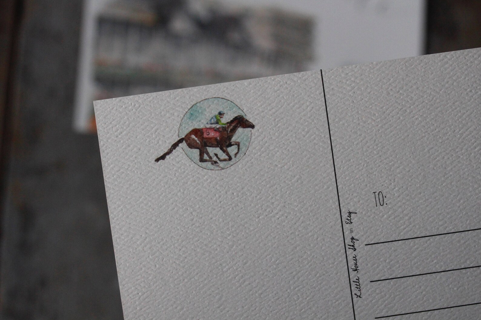 Louisville Kentucky Postcard Kentucky Derby Watercolor | Etsy