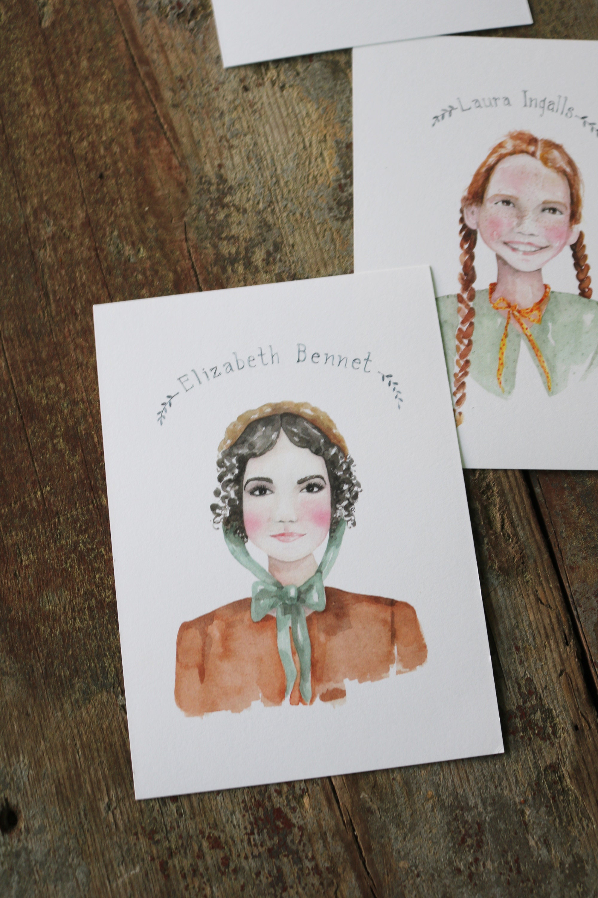 Elizabeth Bennet Lizzy Bennet Jane Austen Watercolor | Etsy