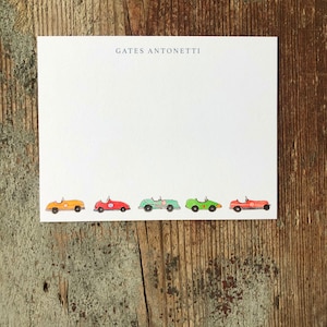 Race Car Notecards for Children - Racecars Little Boy Notecards ...