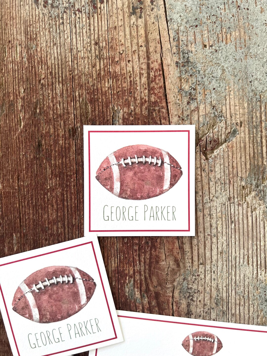 Football Calling Cards for Children - Football - Little Boy Calling ...