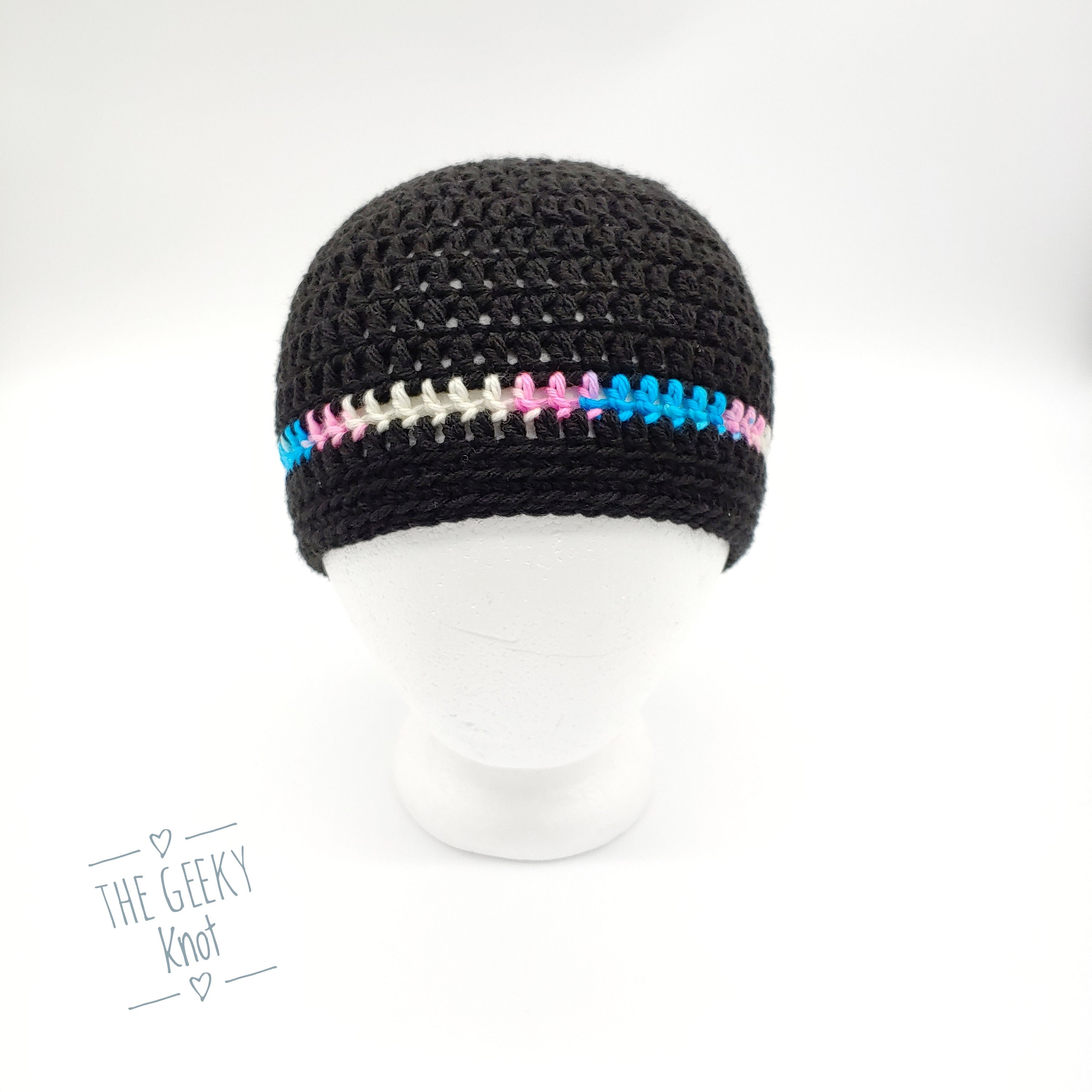 Transgender pride handmade beanie hat | Etsy